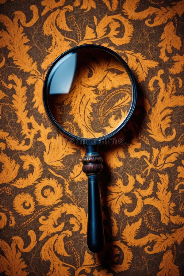 Magnifying Glass Focusing on a Question Mark Stock Image - Image of ...
