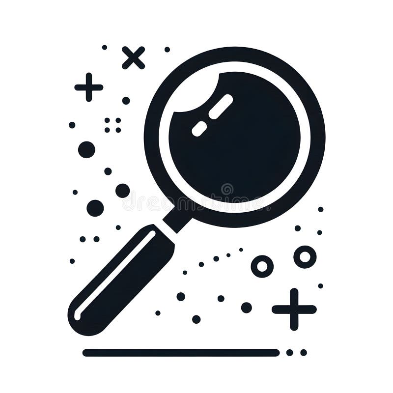 Magnifying glass concept stock illustration. Illustration of diagram ...