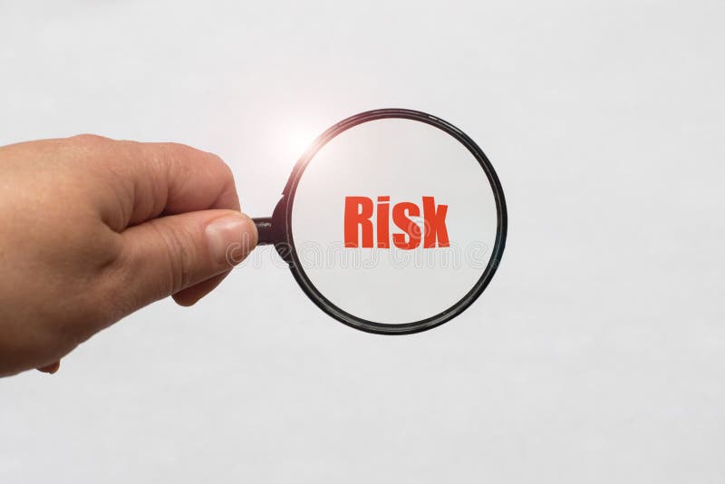 Risk Word Magnifying Glass Stock Images - Download 89 Royalty Free Photos