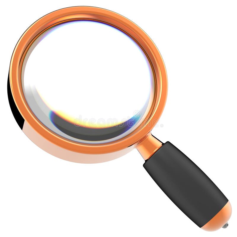 Magnifying glass (Hi-Res) stock illustration. Illustration of macro ...