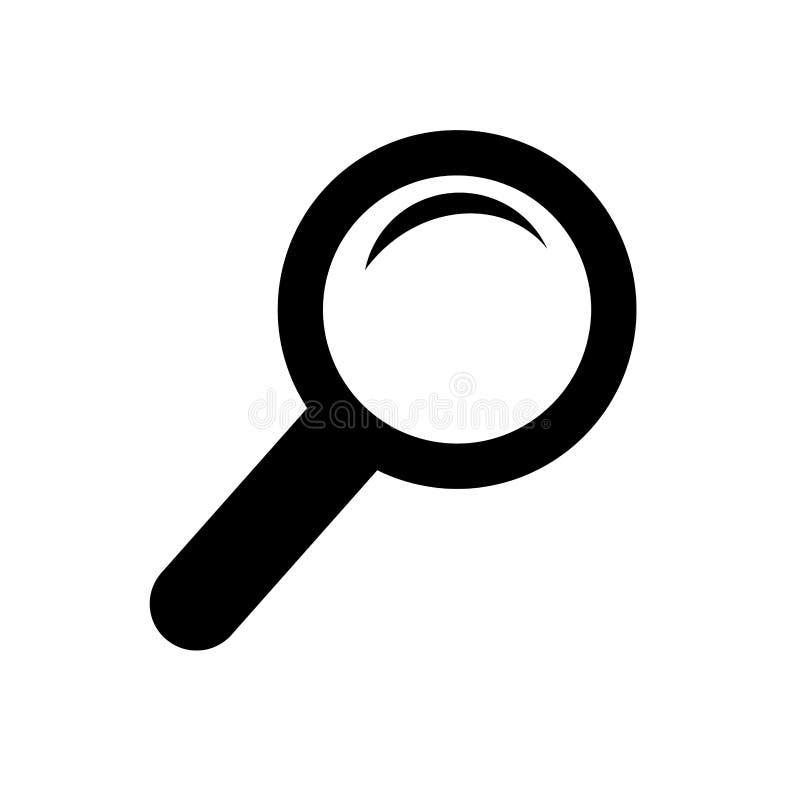 Magnifying Glass Icon Image Stock Illustration - Illustration of ...