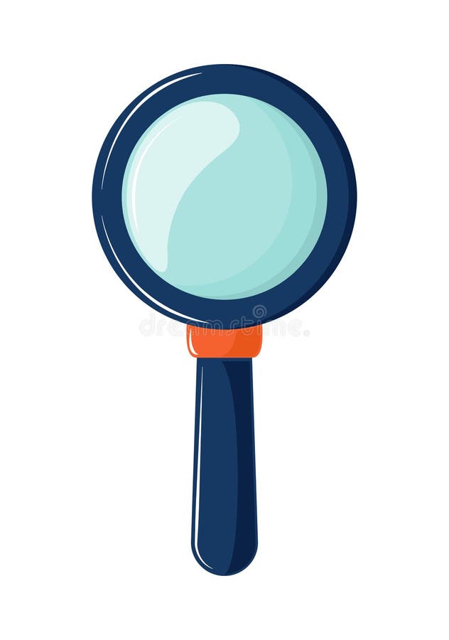 Magnifying glass icon stock vector. Illustration of isolated - 236249539