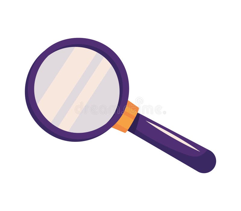 Magnifying glass icon stock vector. Illustration of look - 273066694