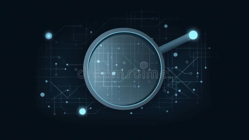 A Magnifying Glass Icon Representing the Ability To Search and Analyze ...