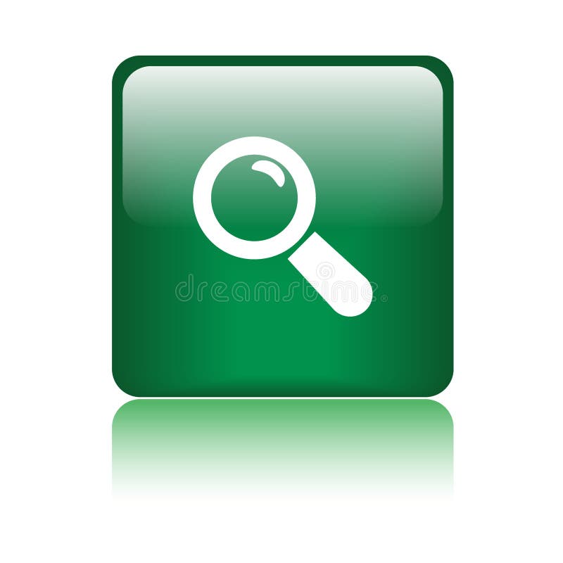 Search Button Icon Green