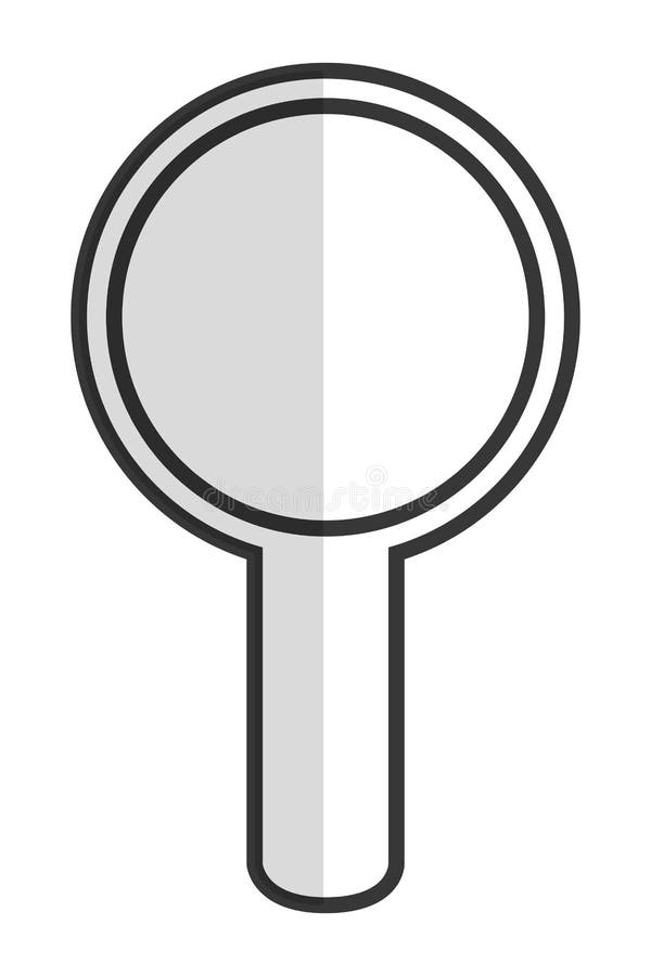 Magnifying glass icon stock illustration. Illustration of circle - 73286007