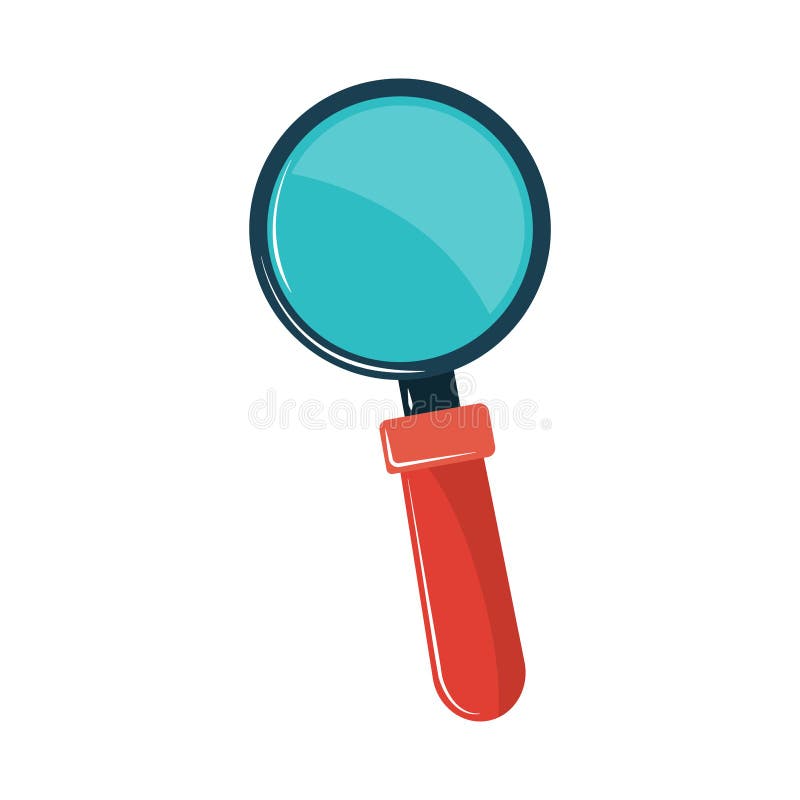 Magnifying glass icon stock vector. Illustration of glass - 232269548
