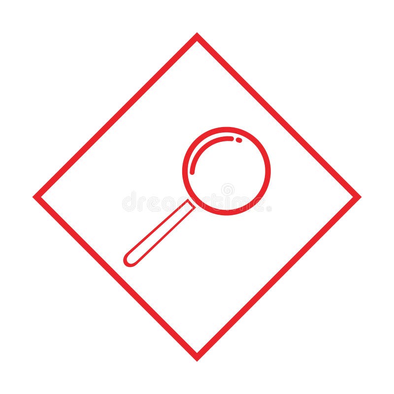 Magnifying glass stock vector. Illustration of instrument - 165261757