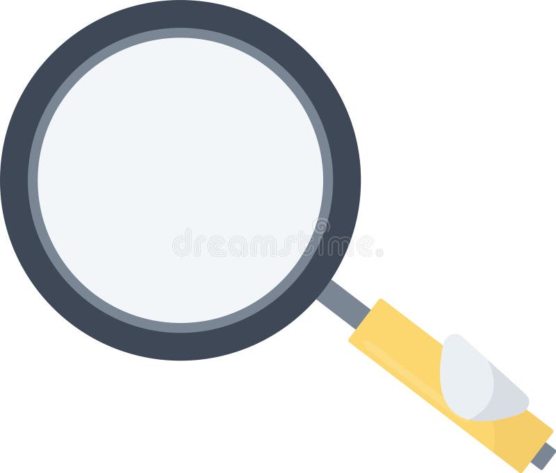 Magnifying Glass Icon stock vector. Illustration of optical - 296410568