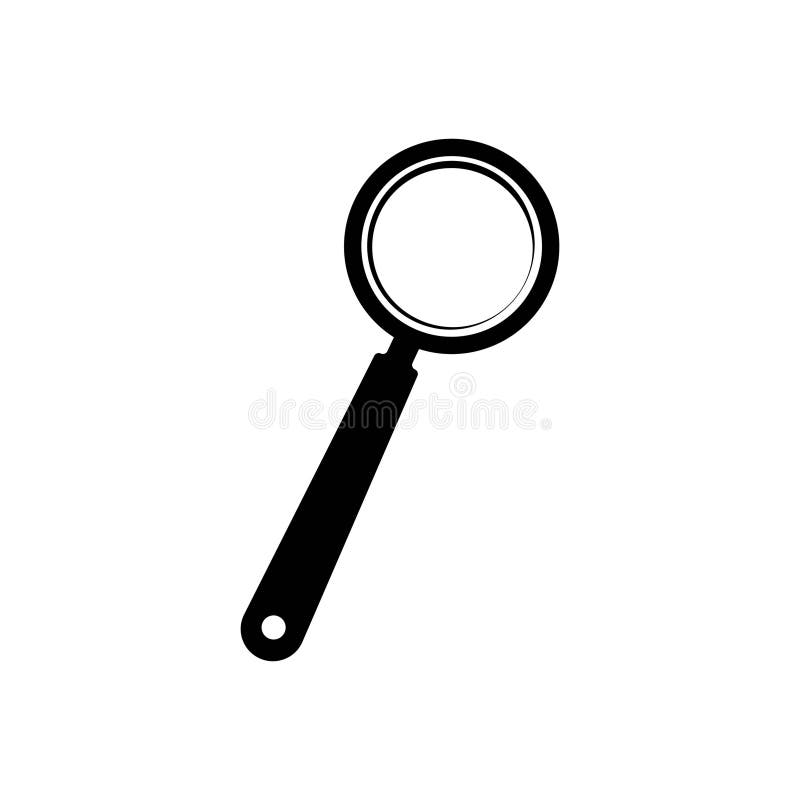 Magnifying glass icon stock vector. Illustration of instrument - 282899486