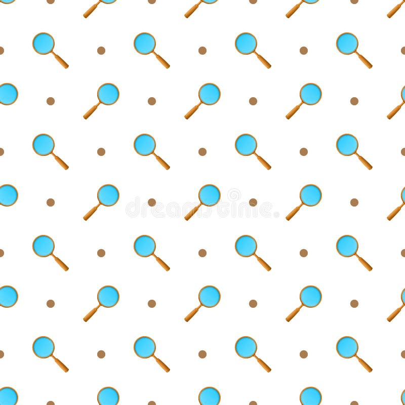 Magnifying Glass Illustration, Optical Instrument. Isolated on White ...