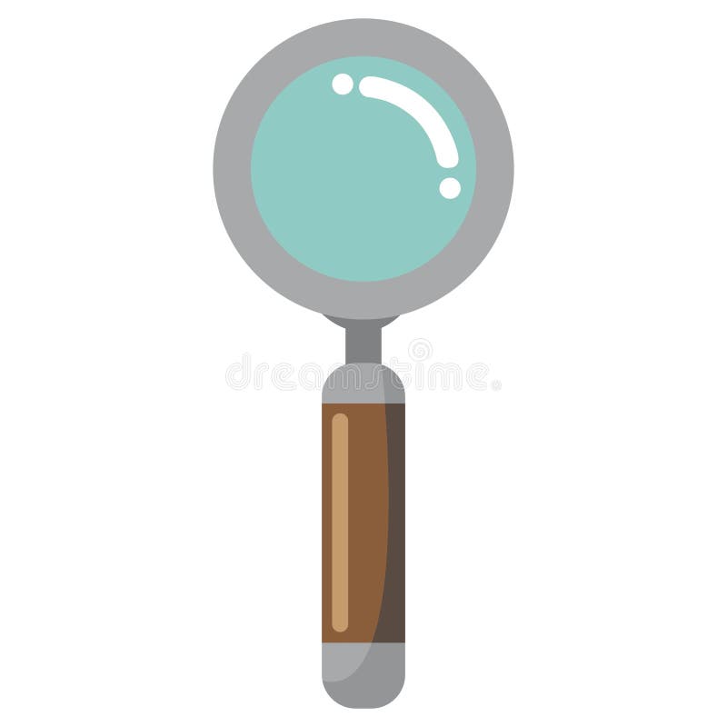 Magnifying Glass Isolated Vector Illustration Stock Vector ...