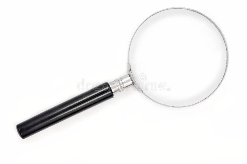 Magnifying Glass Looking Lens Magnify Isolated Stock Image - Image of ...