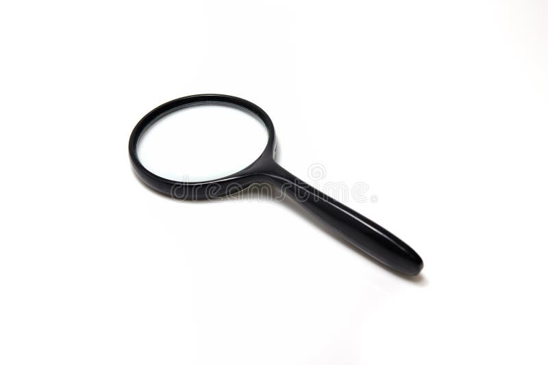 Magnifying Glass with Tool for Crime Scene Stock Image - Image of scene ...