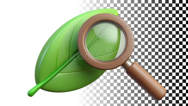 Magnifying Glass Leaf, Leaf Research, Nature Study, Botanical Research ...