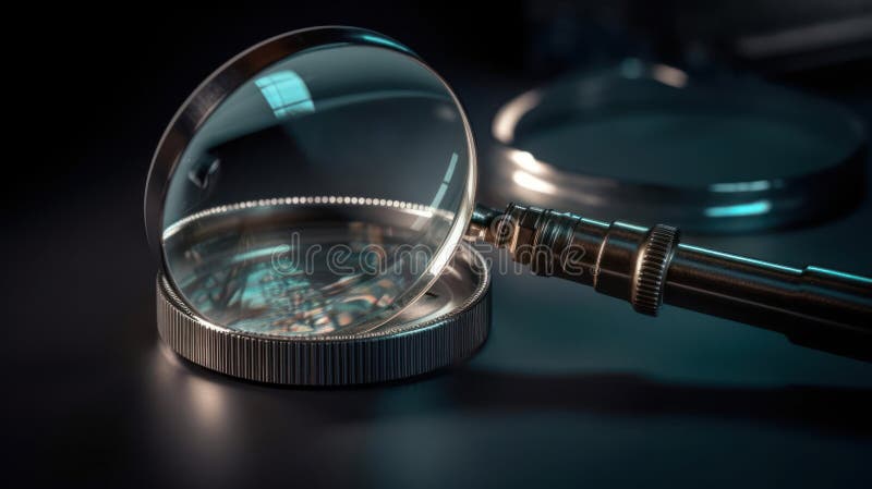 A Magnifying Glass with a Lock Denotes Secure Searching Capabilities ...