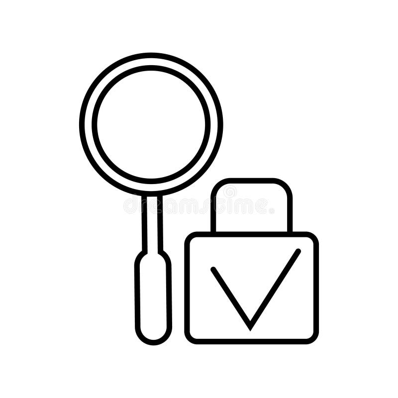 2024 ??? 1?Magnifying Glass and Lock Symbol Representing Security and ...