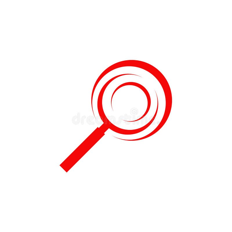 Magnifying Glass Logo Icon Design Vector Template Stock Vector ...
