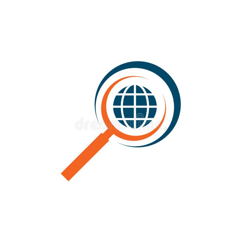 Magnifying Glass Logo Icon Design Vector Template Stock Vector ...