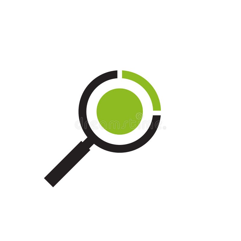 Magnifying Glass Logo Icon Design Vector Template Stock Vector ...