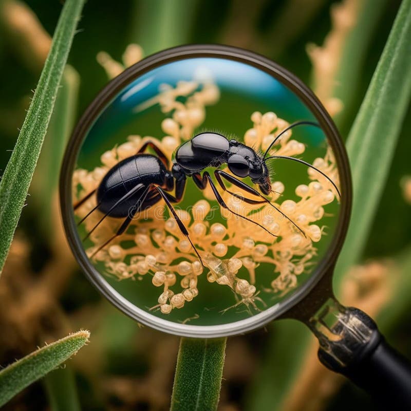 Magnifying Glass Ant Stock Photos - Free & Royalty-Free Stock Photos ...