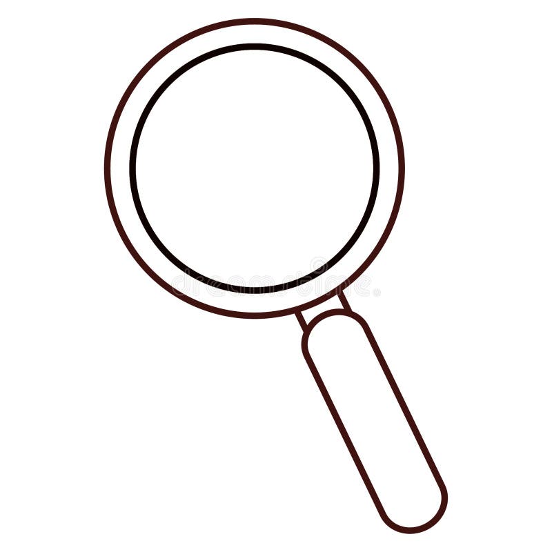 Magnifying glass lupe stock vector. Illustration of focus - 80770451