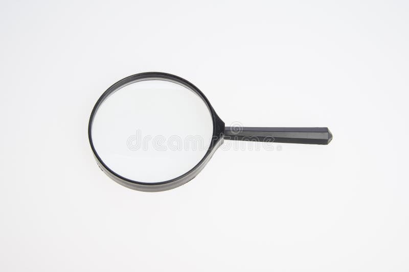 Magnifying Glass or Magnify on a Background. Stock Photo - Image of ...