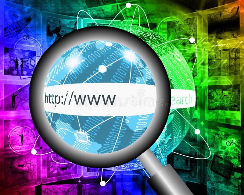 Magnifying glass stock illustration. Illustration of magnifying - 50785088