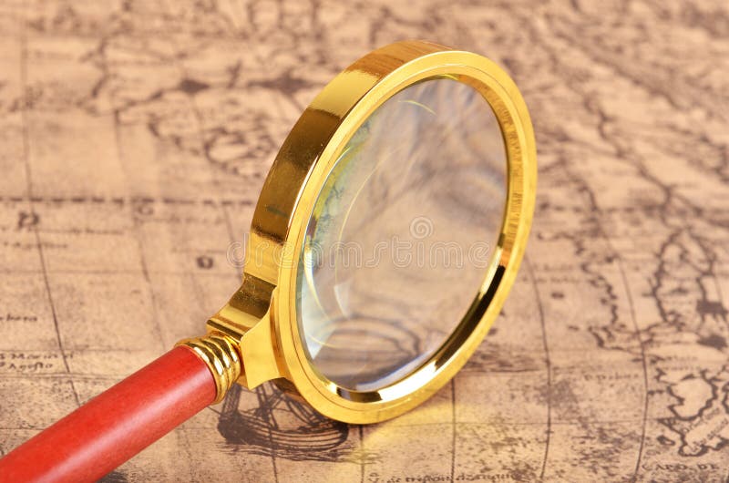 775 Treasure Map Magnifying Glass Stock Photos - Free & Royalty-Free ...