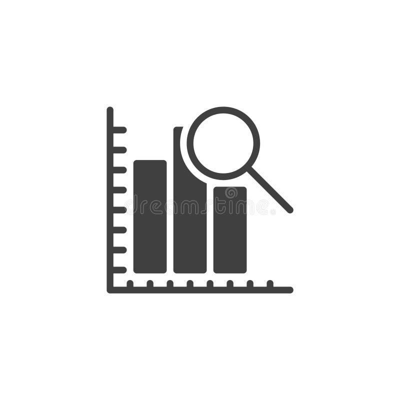 Magnifying Glass Line Icon, Outline Vector Sign, Linear Style Pictogram ...