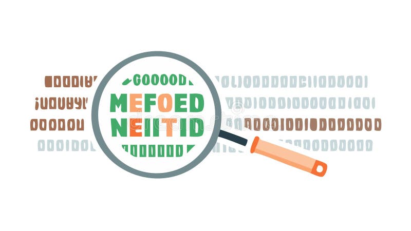 Magnifying Glass Over Binary Code for Data, Vector Design Generative AI Stock Vector ...