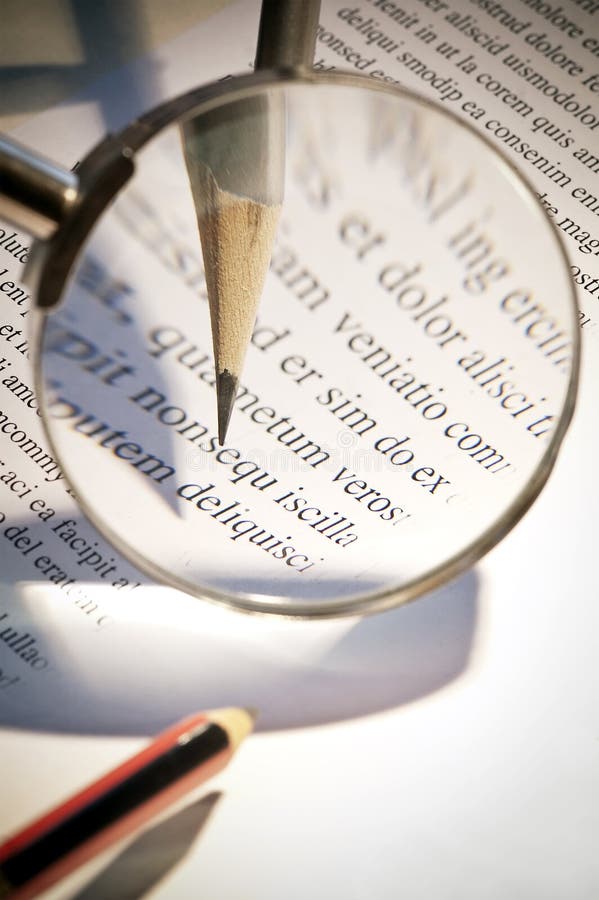 5,479 Pencil Magnifying Glass Stock Photos - Free & Royalty-Free Stock ...