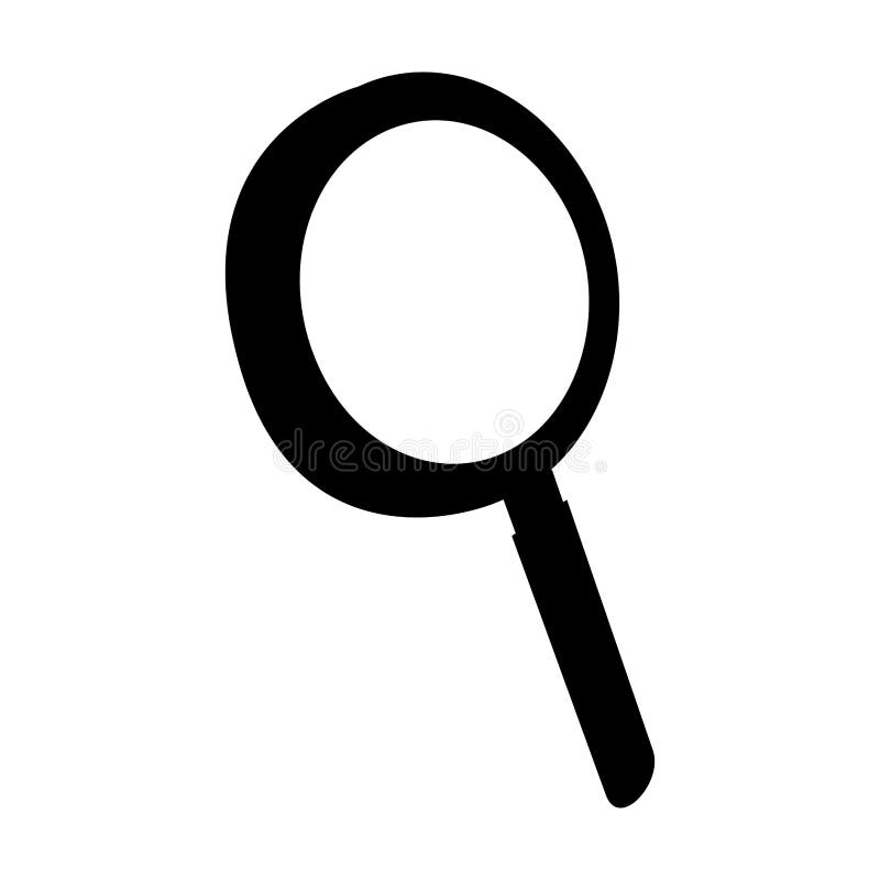 Magnifying Glass Pictogram Icon Image Stock Vector - Illustration of ...