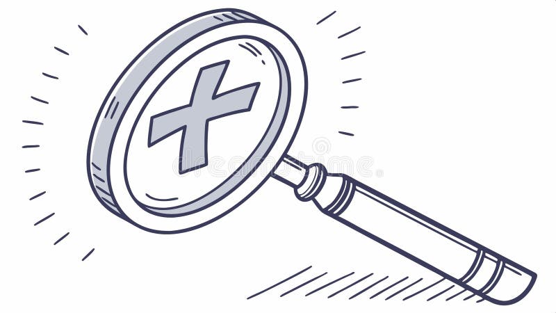 Magnifying Glass with Plus, Zoom in and Detail View Icon Vector Design ...