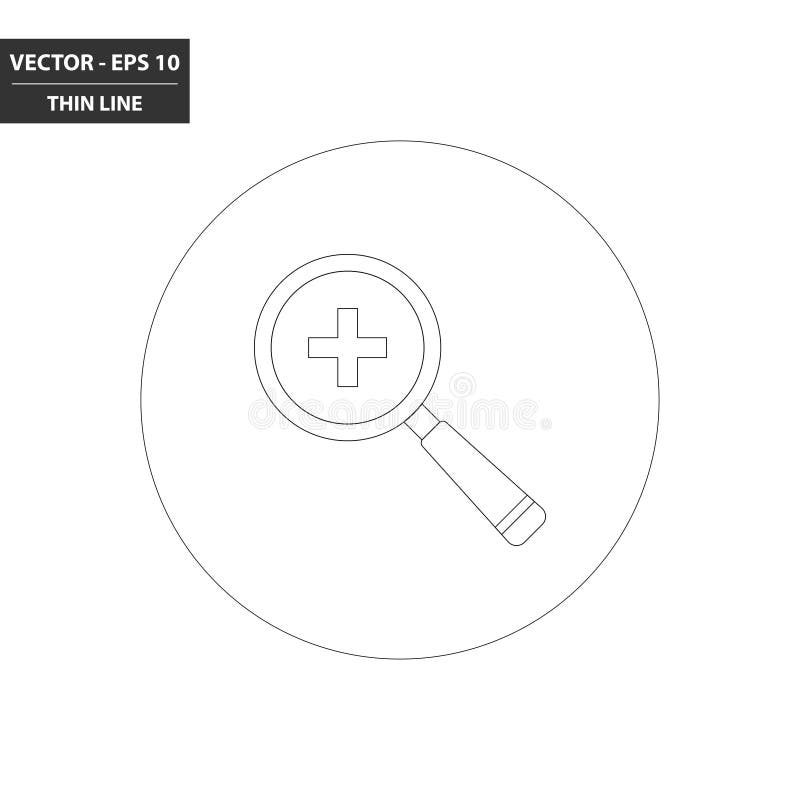 Magnifying Glass Plus Stock Illustrations – 2,945 Magnifying Glass Plus ...