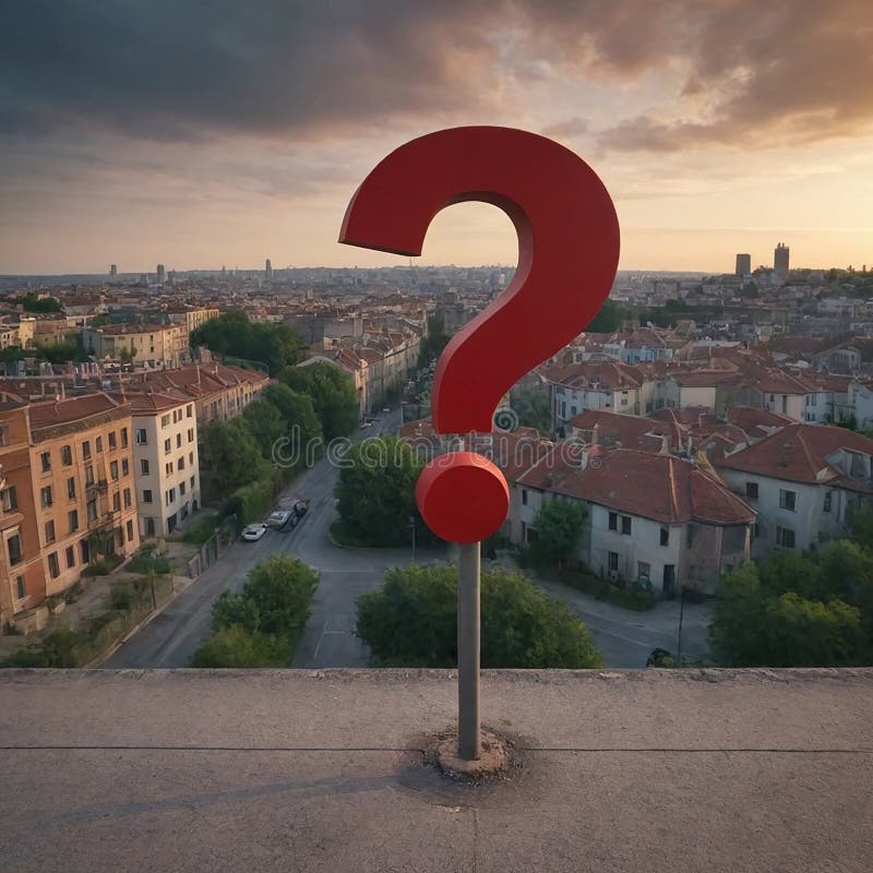 Magnifying Glass and Question Mark Signs on Blue Background. Searching ...