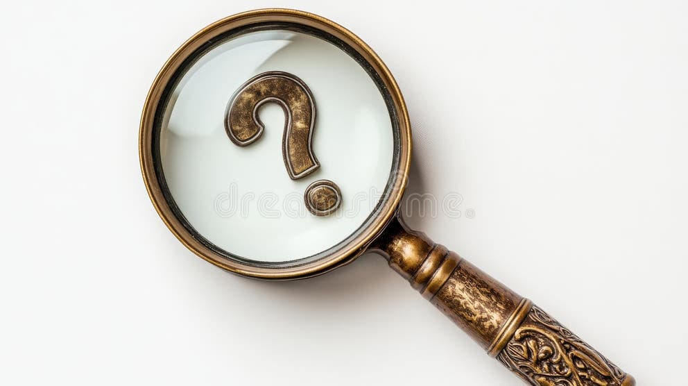 A Magnifying Glass and Question Mark Symbol Icon Embodies the Idea of ...