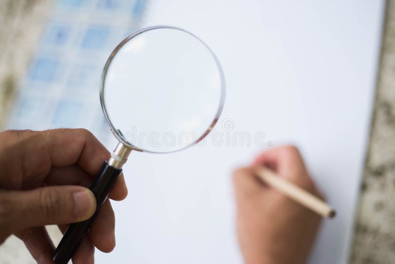 Magnifying Glass for Reading and Discovering the Small Things Stock ...