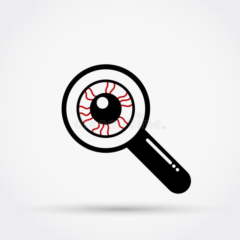 No Looking Sign. stock vector. Illustration of impossible - 100386178