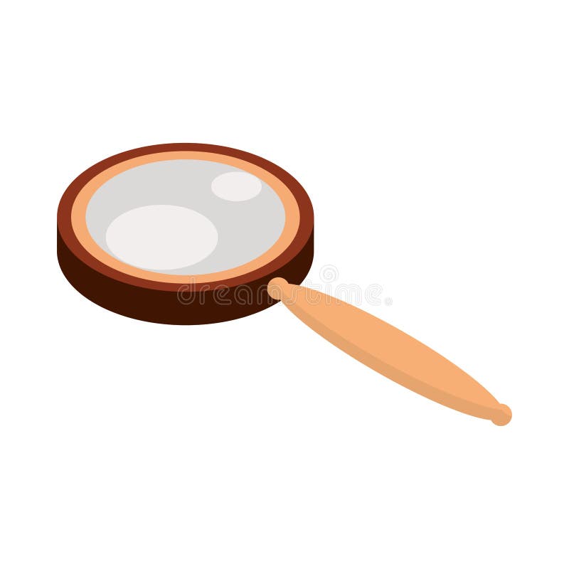 Magnifying glass research stock illustration. Illustration of symbol ...
