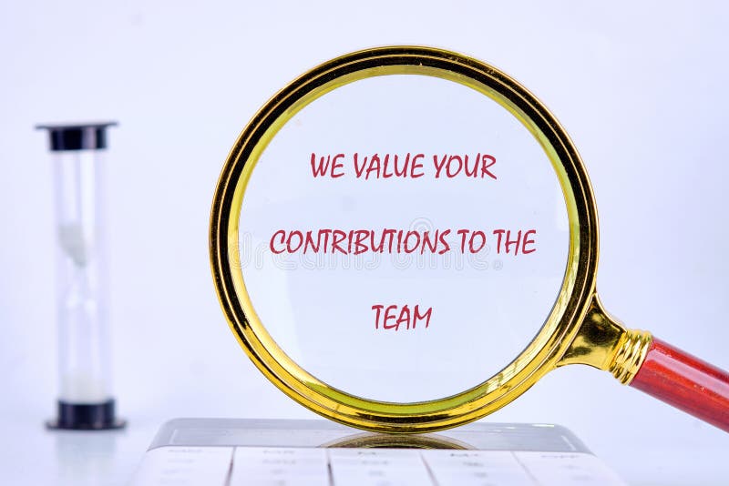 Focus on Teamwork with a Message Emphasizing Value of Contributions in ...