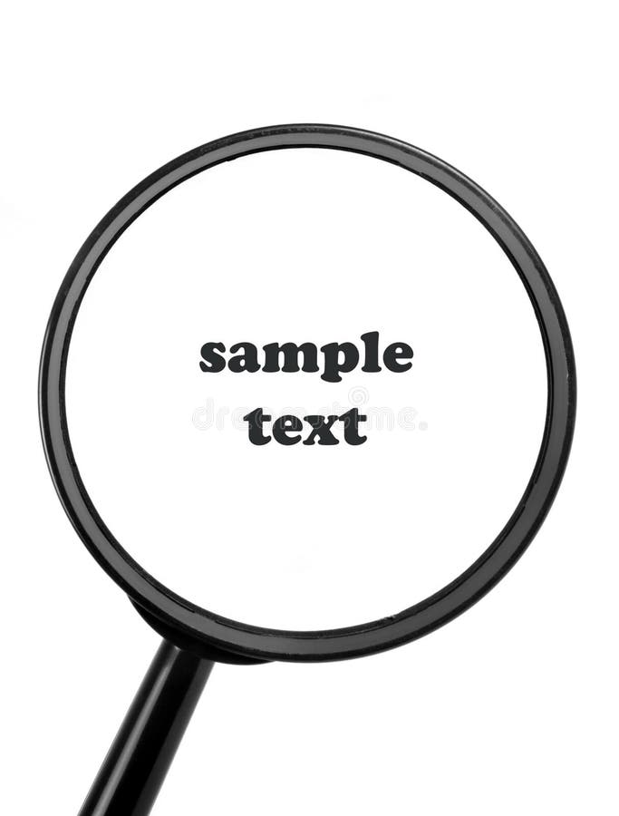 Magnifying glass stock illustration. Illustration of eyesight - 35910078