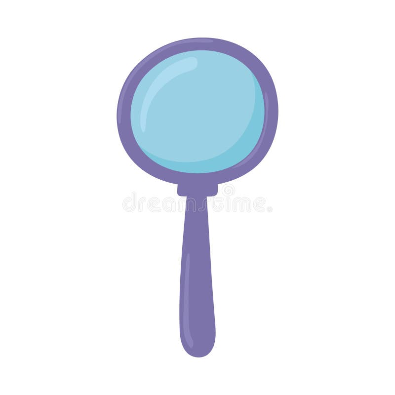 Magnifying glass cartoon stock vector. Illustration of magnifying ...