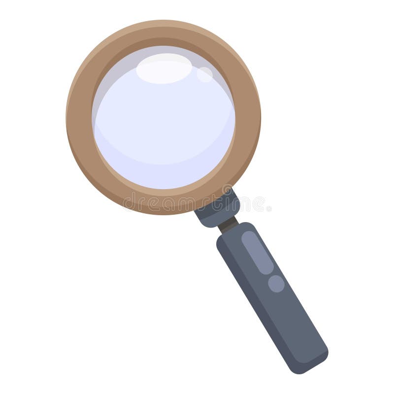 Magnifying Glass is Searching for Clues and Making Discoveries Stock ...
