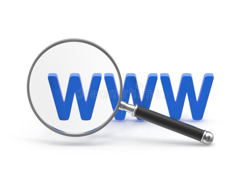 Magnifying Glass Searching Concept Stock Illustration - Illustration of ...