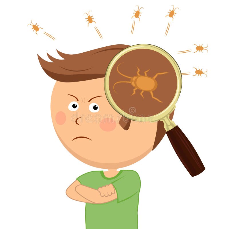 Head Lice Boy Stock Illustrations – 43 Head Lice Boy Stock ...
