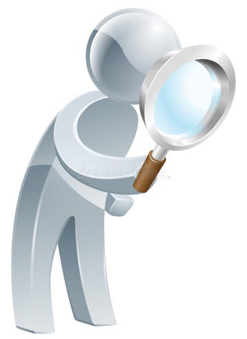 Sleuth Magnifying Glass Stock Illustrations – 1,315 Sleuth Magnifying ...