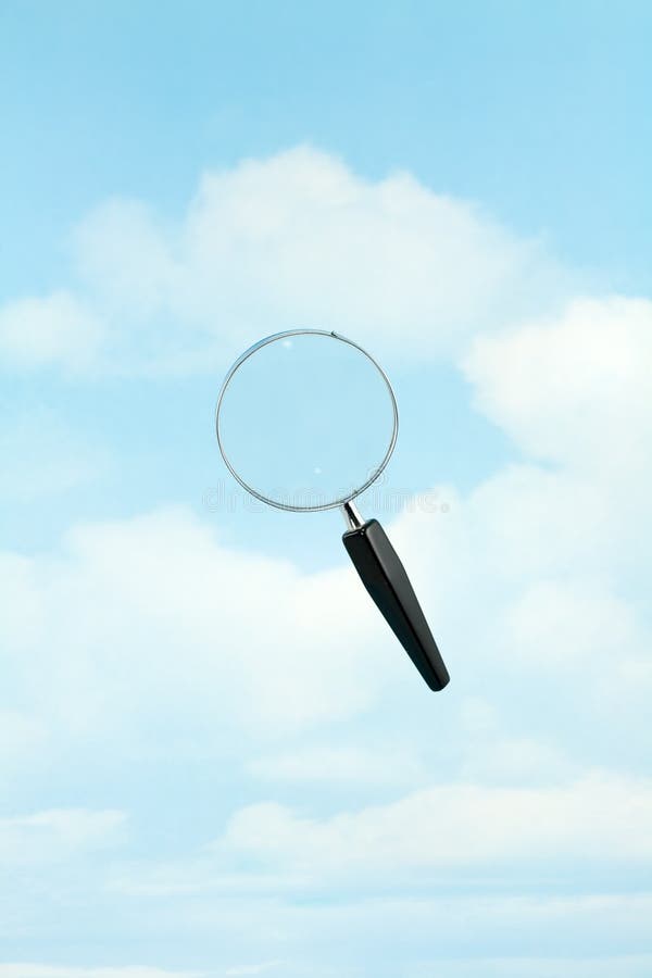 Clear vision stock image. Image of blue, magnifier, magnification - 13011