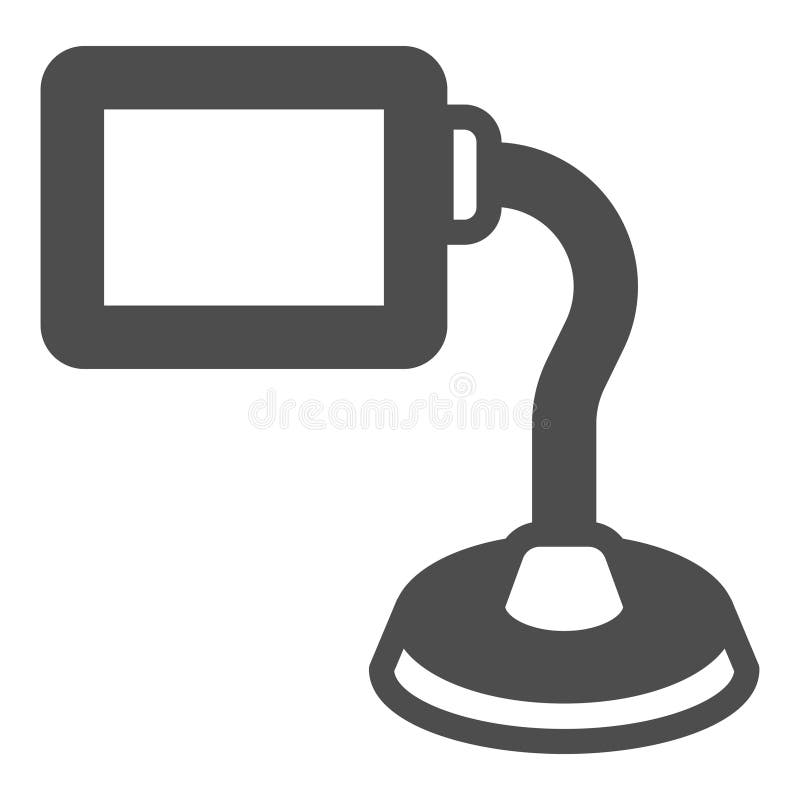 Magnifying Glass on Stand for Reading Solid Icon, Reading Books and ...