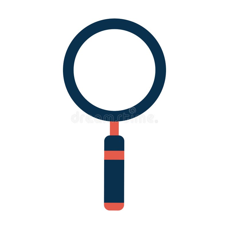 Magnifying glass symbol stock vector. Illustration of look - 143200730